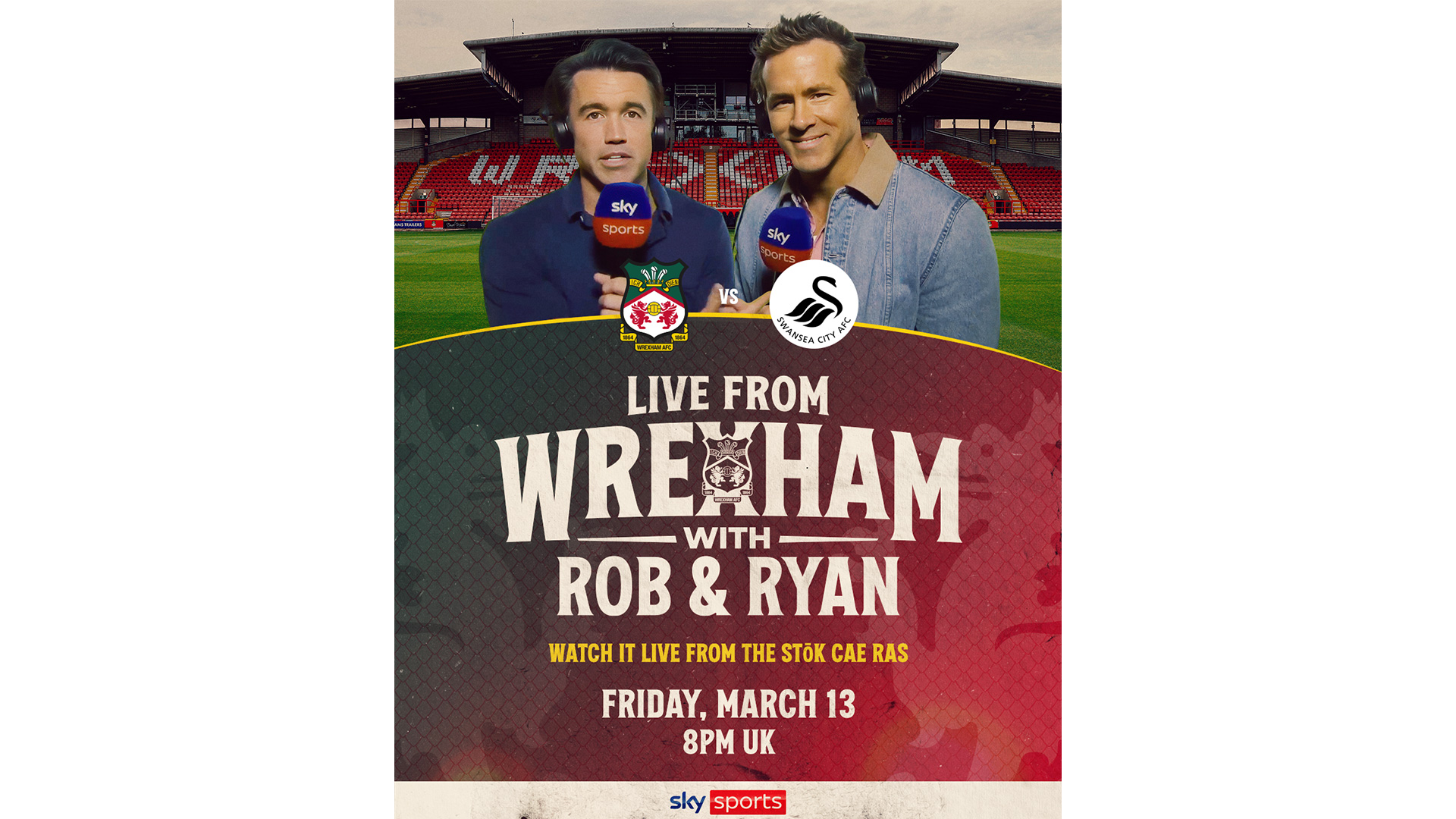Ryan Reynolds and Rob Mac land first ever live commentary gig ...
