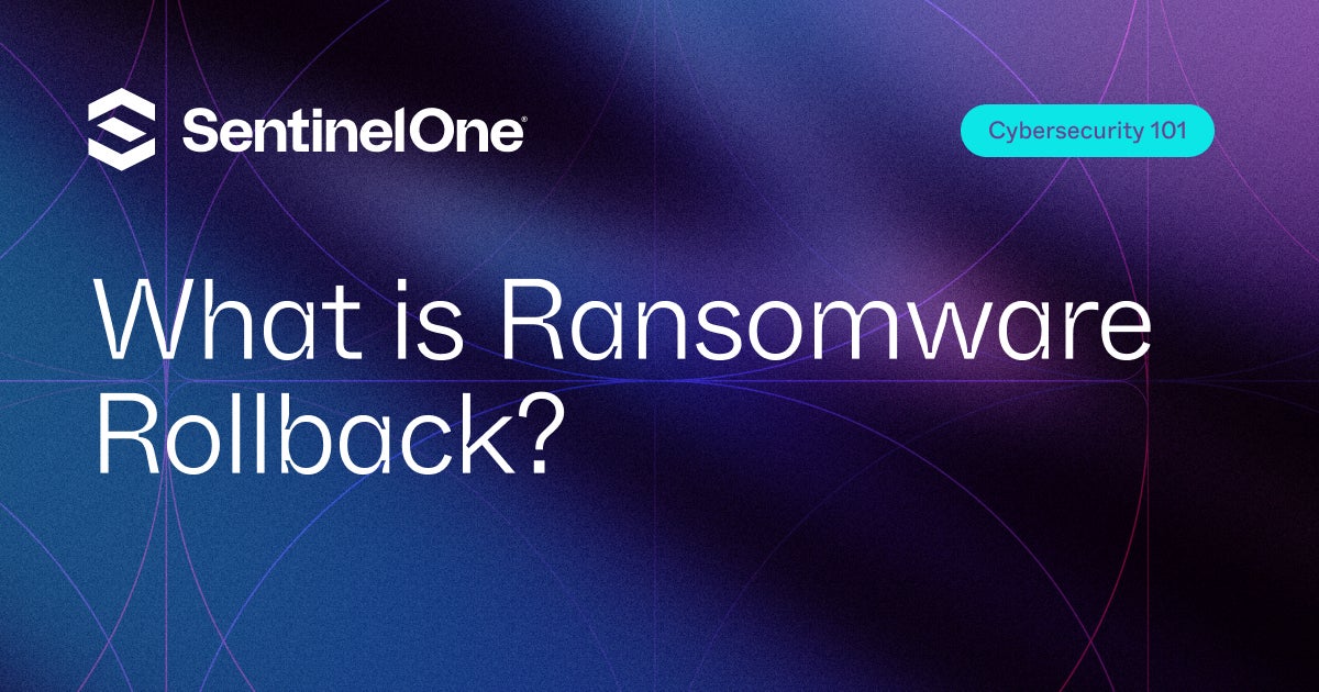 What is Ransomware Rollback?