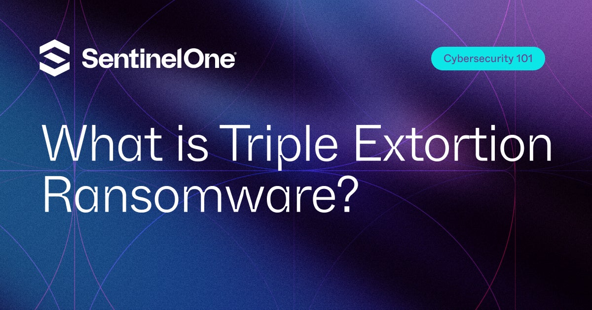 What is Triple Extortion Ransomware?
