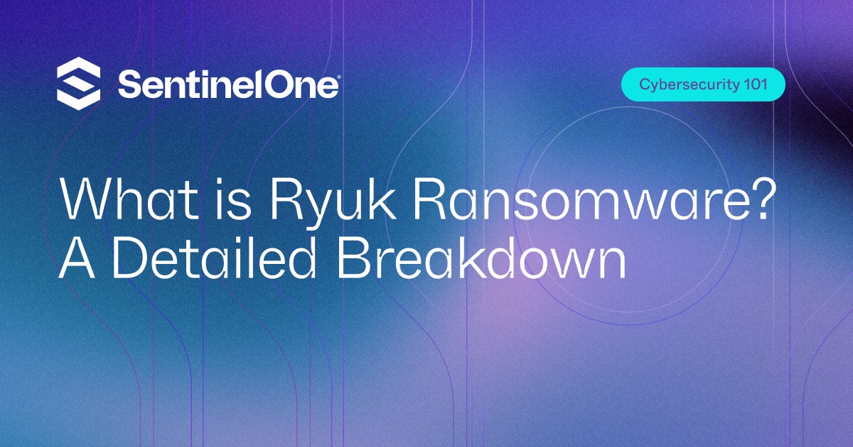 What is Ryuk Ransomware? A Detailed Breakdown