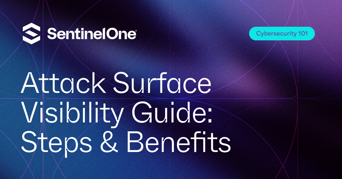 Attack Surface Visibility Guide: Steps & Benefits | SentinelOne