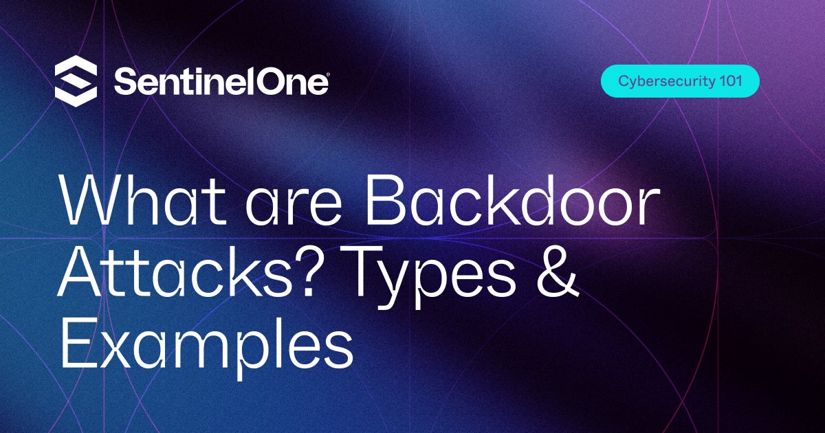 What are Backdoor Attacks? Types & Examples