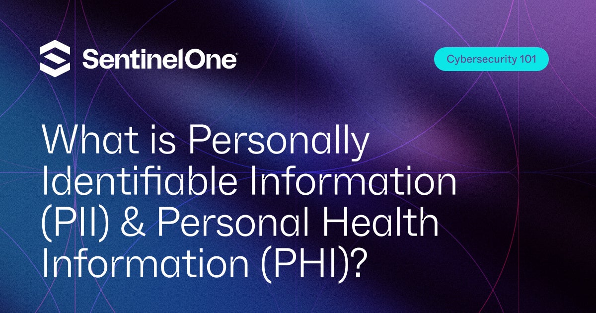 What Is Personally Identifiable Information (PII) & Personal Health ...