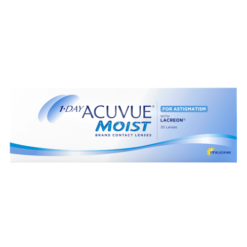 1-DAY ACUVUE® MOIST for Astigmatism Designed by ACUVUE®