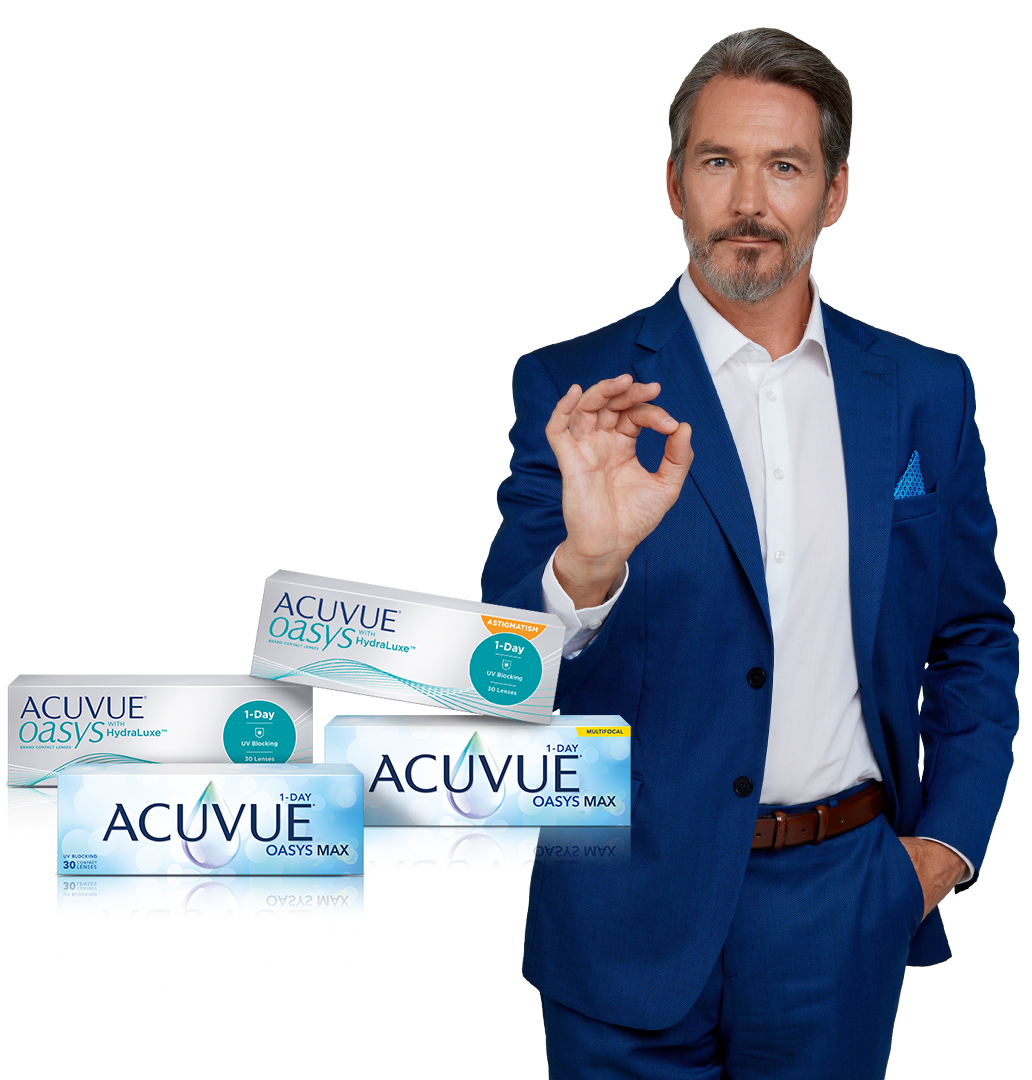 Контактные линзы для глаз ACUVUE® с диоптриями — где купить