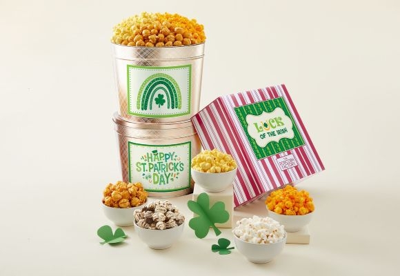 Green Bay Packers Popcorn Tin with 15 Bags of Popcorn