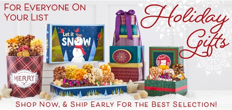 Popcorn Gifts | Gourmet Popcorn Gift Baskets | The Popcorn Factory