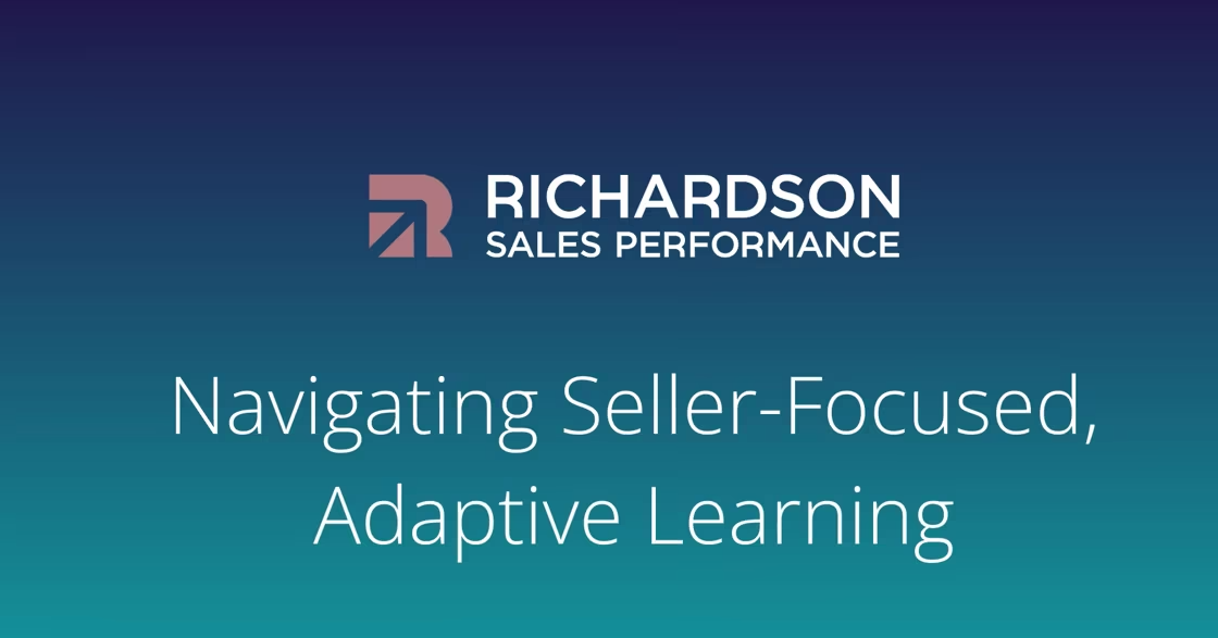 Video: Exploring Personal, Adaptive, Effective Sales Training | Richardson