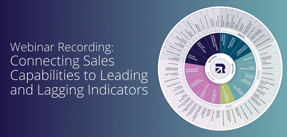 Webinar Recording Connecting Sales Capabilities To Leading And Lagging