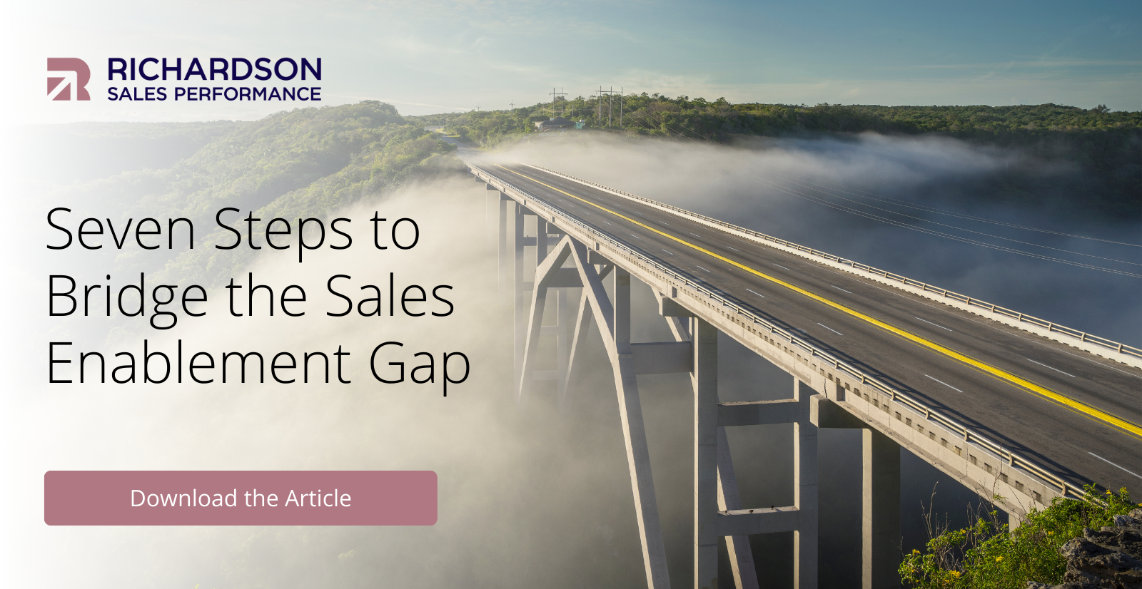 Brief: Seven Steps to Bridge the Sales and Enablement Gap | Richardson
