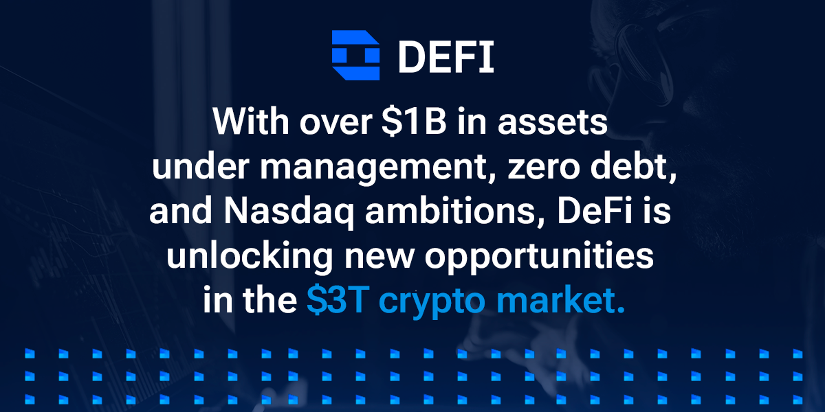 Crypto ETF Provider DeFi Technologies Sees 133% Growth & Surpasses $1 ...