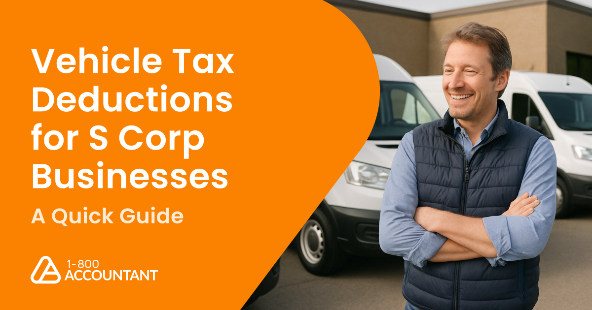 S Corp Vehicle Deduction: Maximize Savings Without IRS Risk | 1 ...