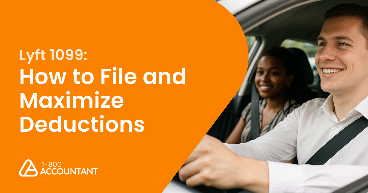 Lyft 1099: How to File and Maximize Deductions | 1-800Accountant