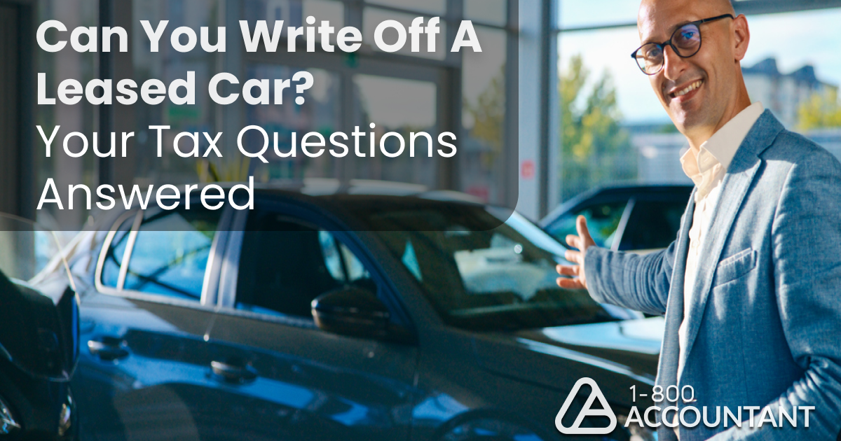 Can You Write off a Leased Car? Your Tax Questions Answered | 1 ...