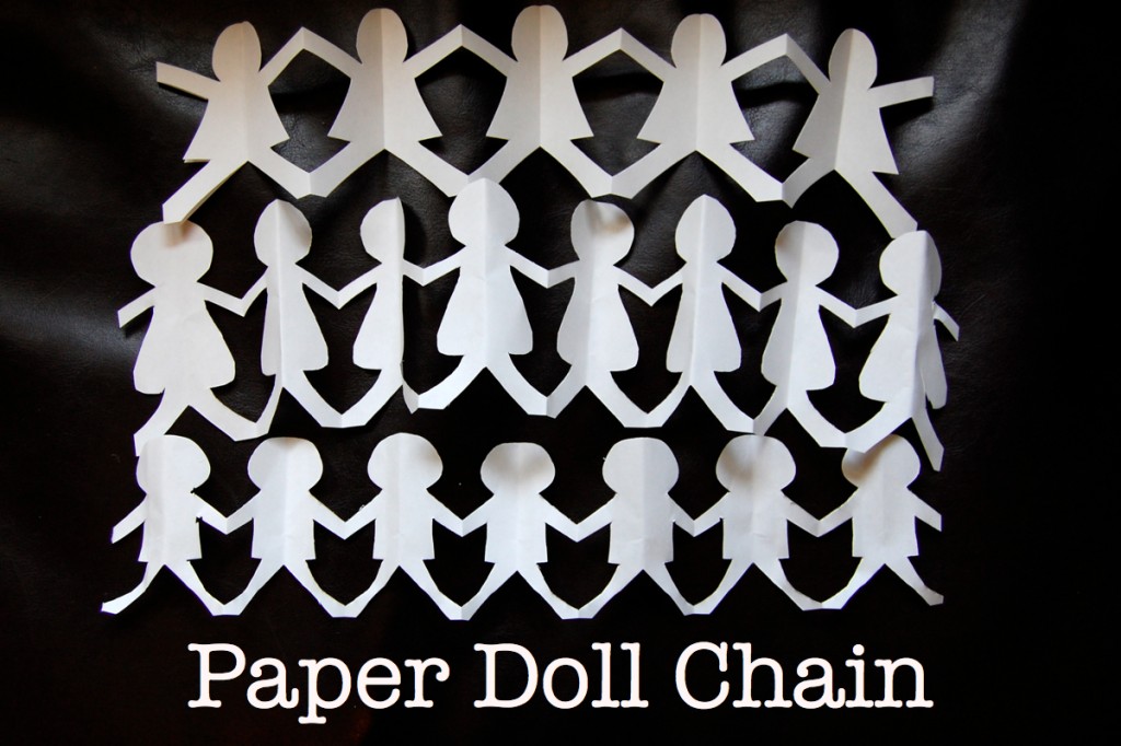 Paper Doll Chain DIY For Beginners KiwiCo