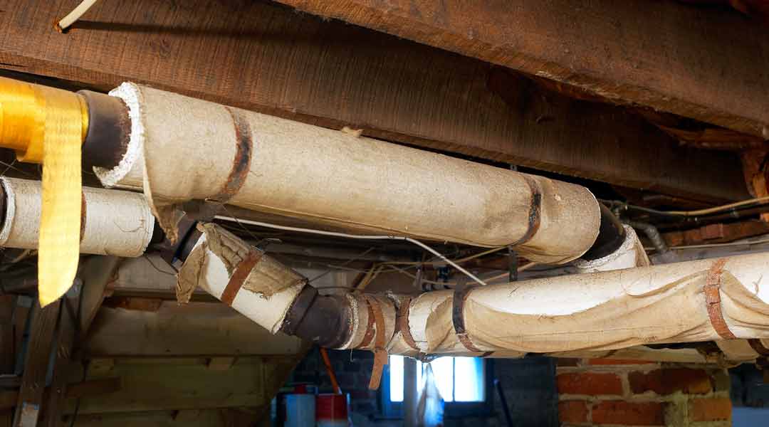 Asbestos Pipe Insulation Asbestos Pipe Insulation Lagging Removal