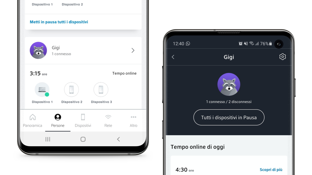 Cos'è e come funziona la pausa in app Sky Wifi | Sky