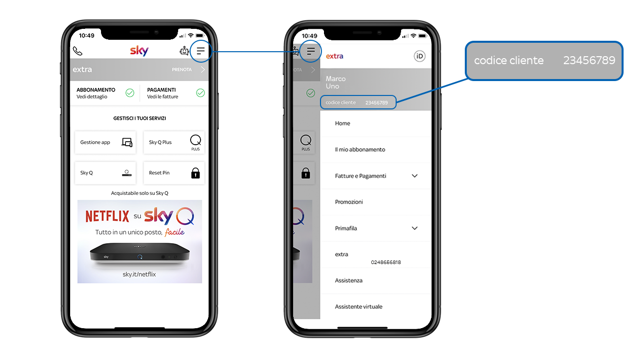 Sky iD: guida al codice cliente | Sky