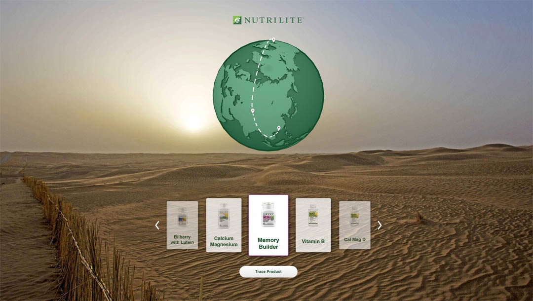 Nutrilite Traceability 3D