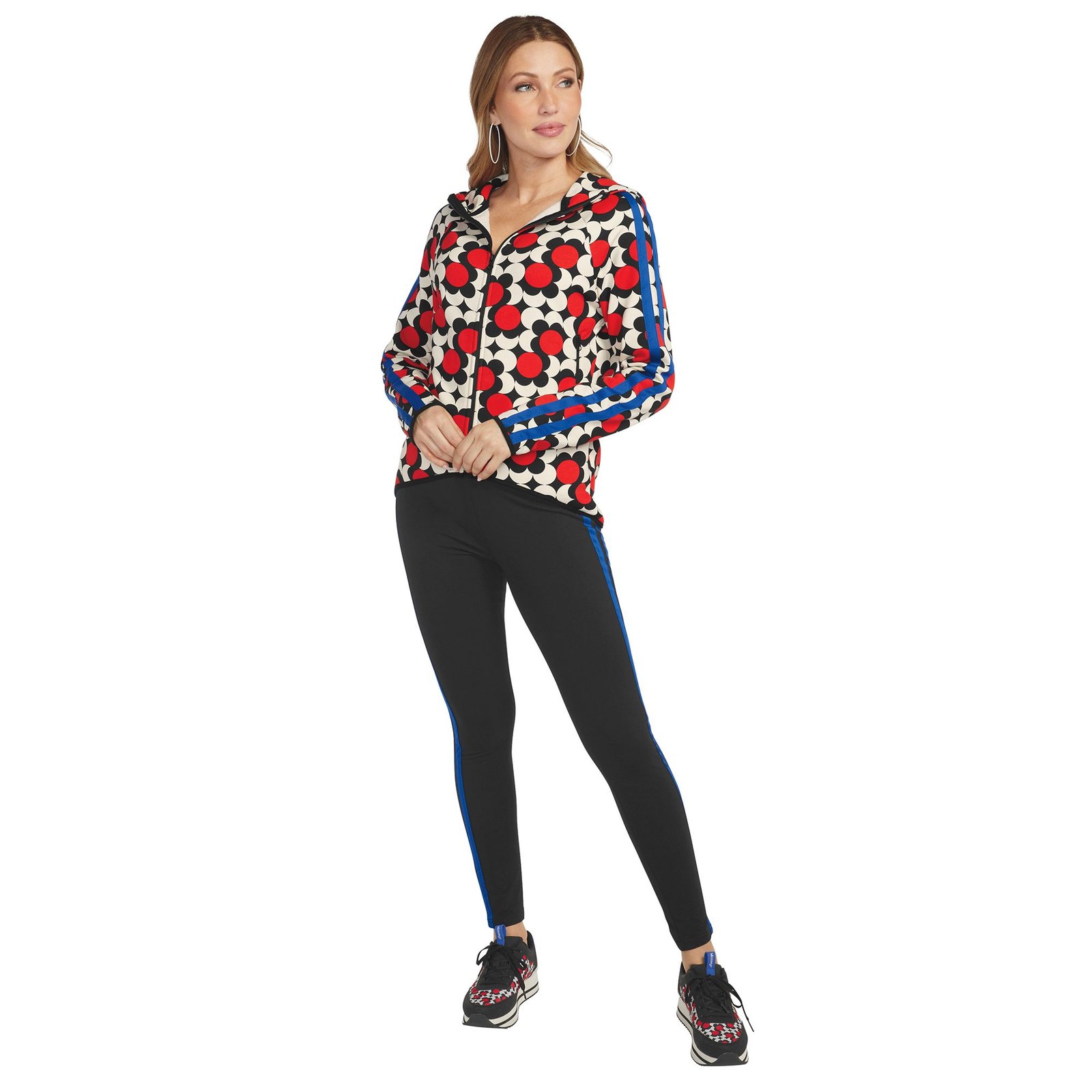 Vevo Active™ Women's High-Low Hoodie Tight Set | eBay
