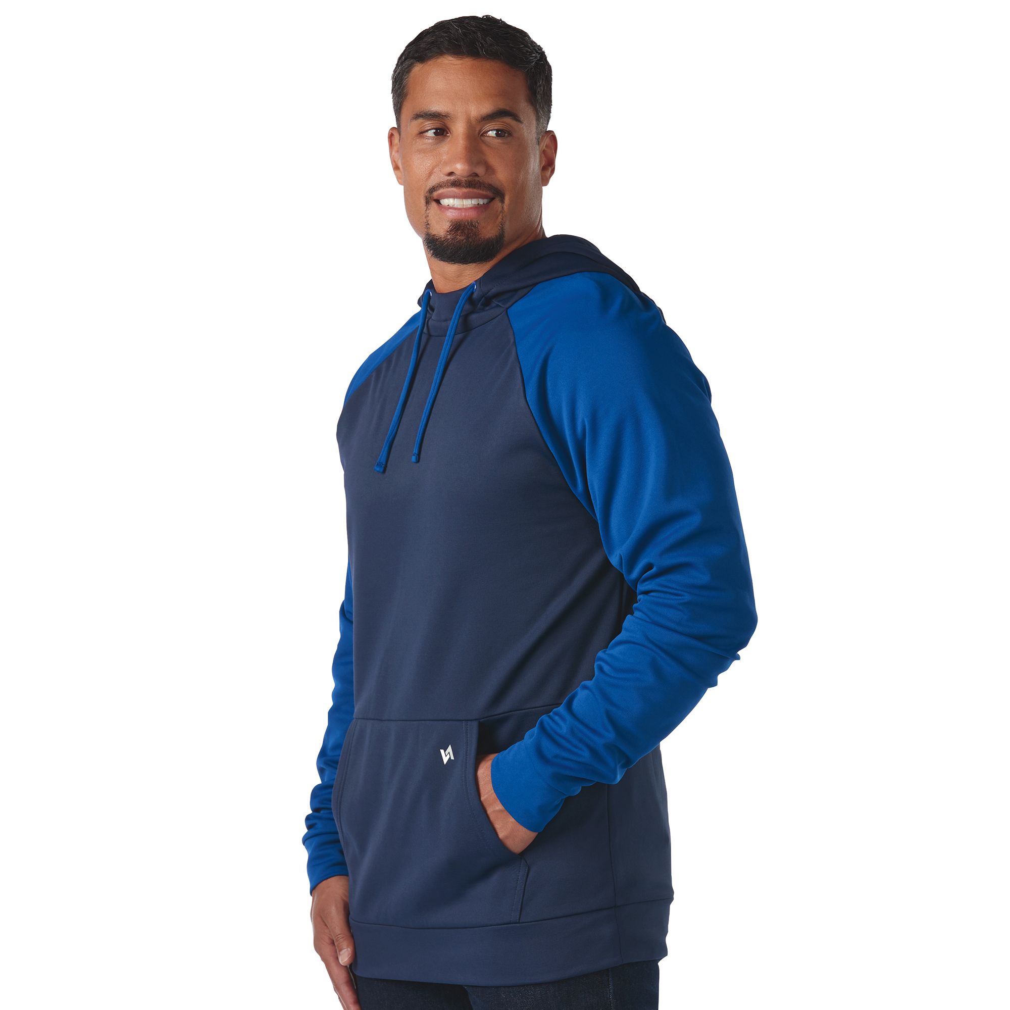 Vevo Active Poly Fleece Raglan Hoodie (Men's) | eBay