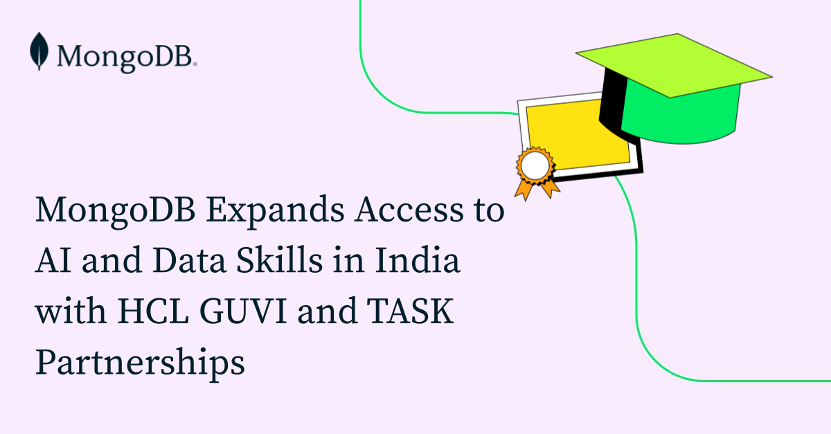 MongoDB Expands Access to AI and Data Skills in India with HCL GUVI and ...