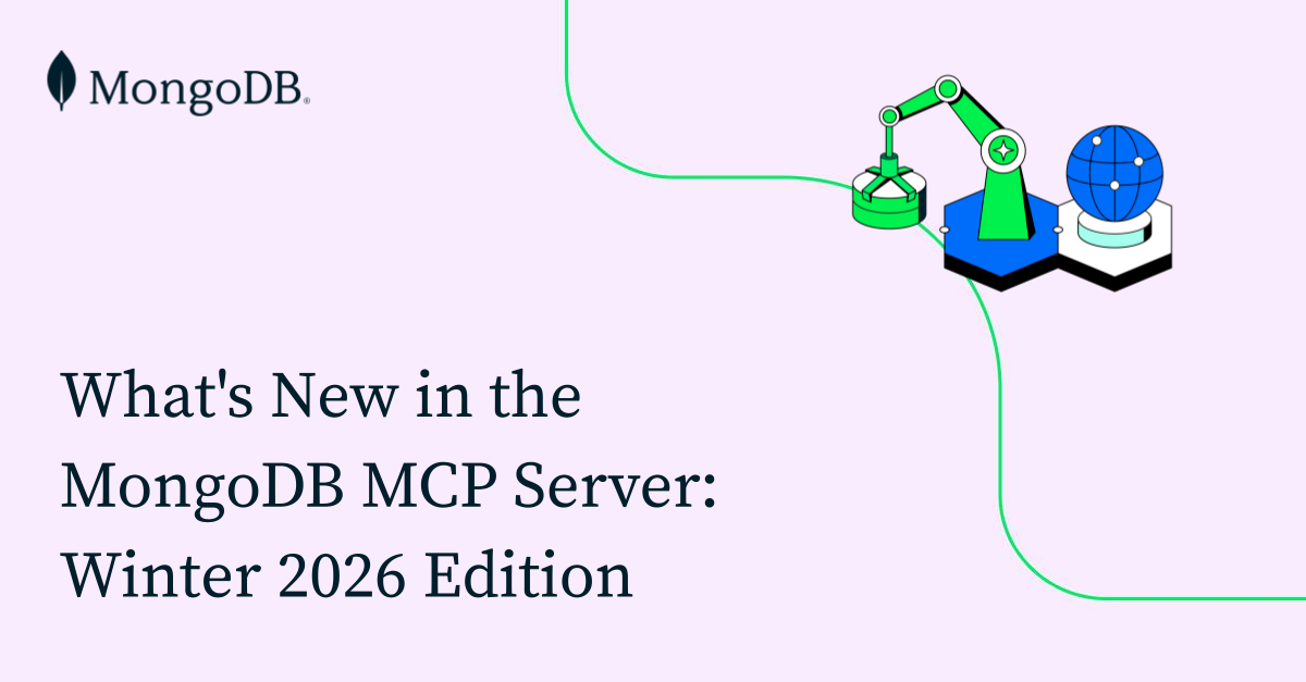 What's New in the MongoDB MCP Server: Winter 2026 Edition | MongoDB