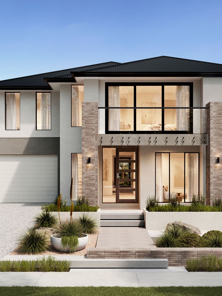 Lillian - Modern Double Storey Home Design | Plantation Homes