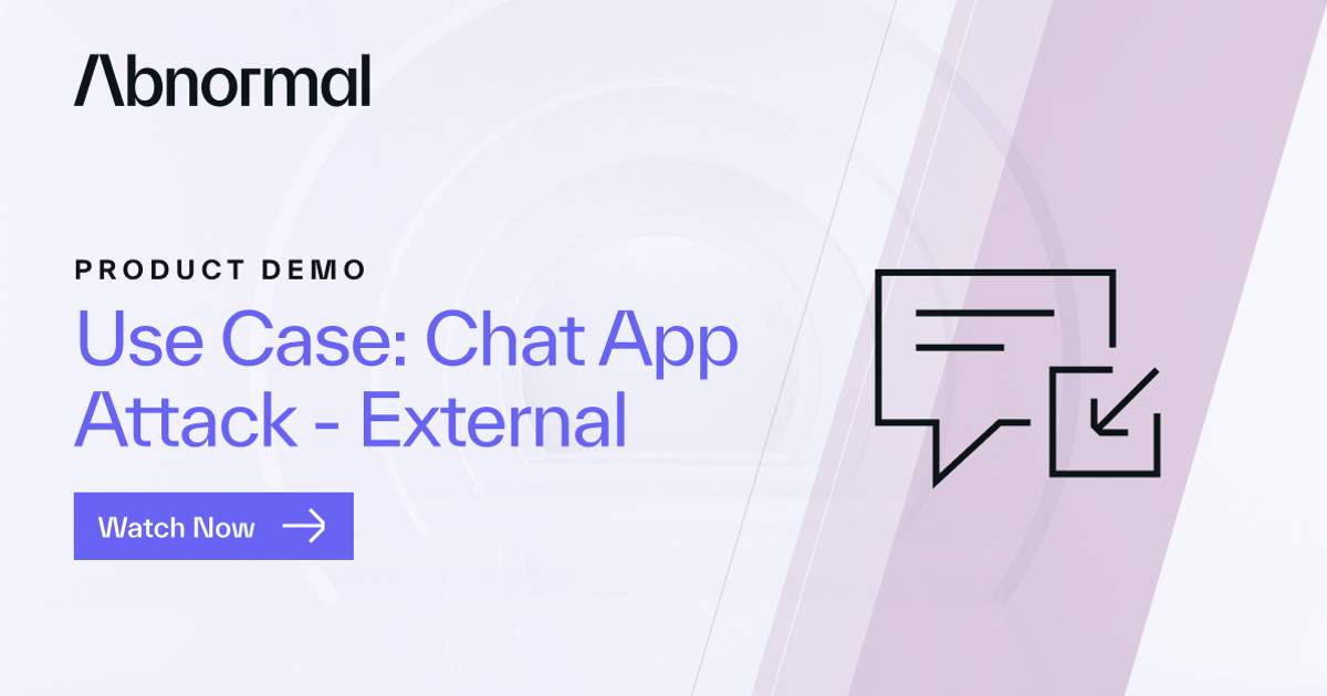 Use Case: Chat App Attack - External