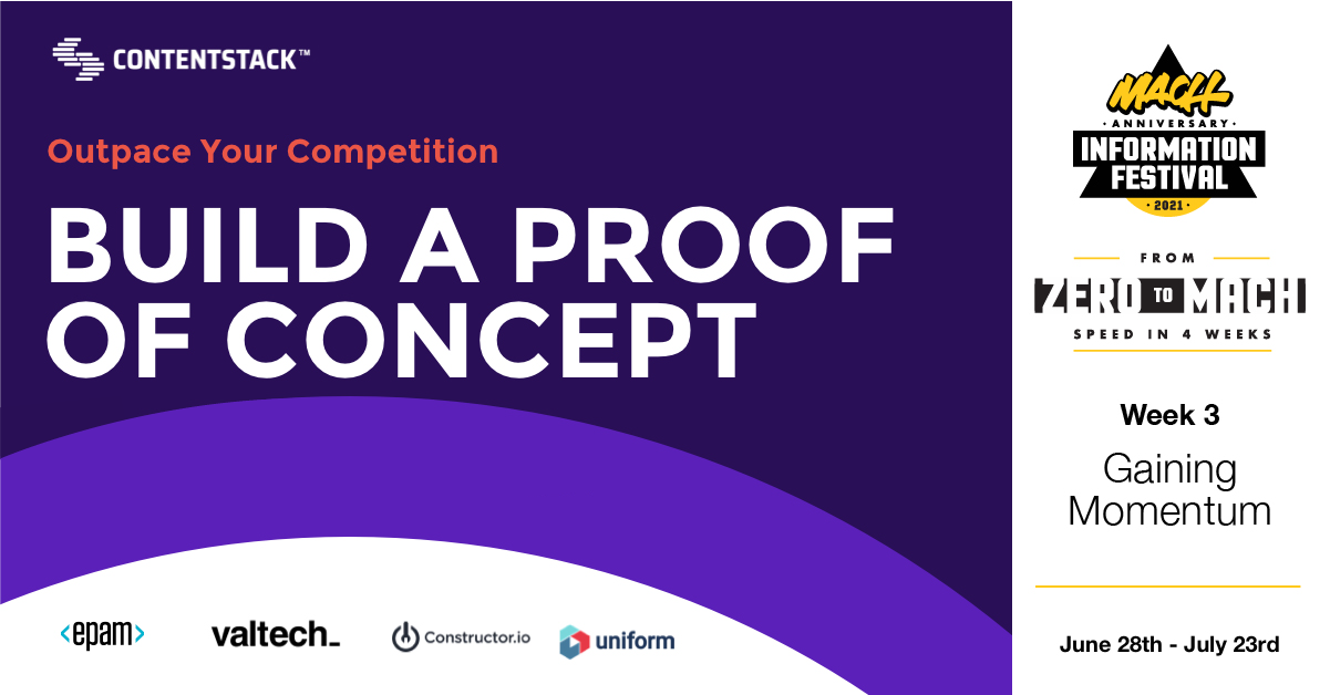 Panel: Building lightning-fast MACH POCs - Webinar | Contentstack
