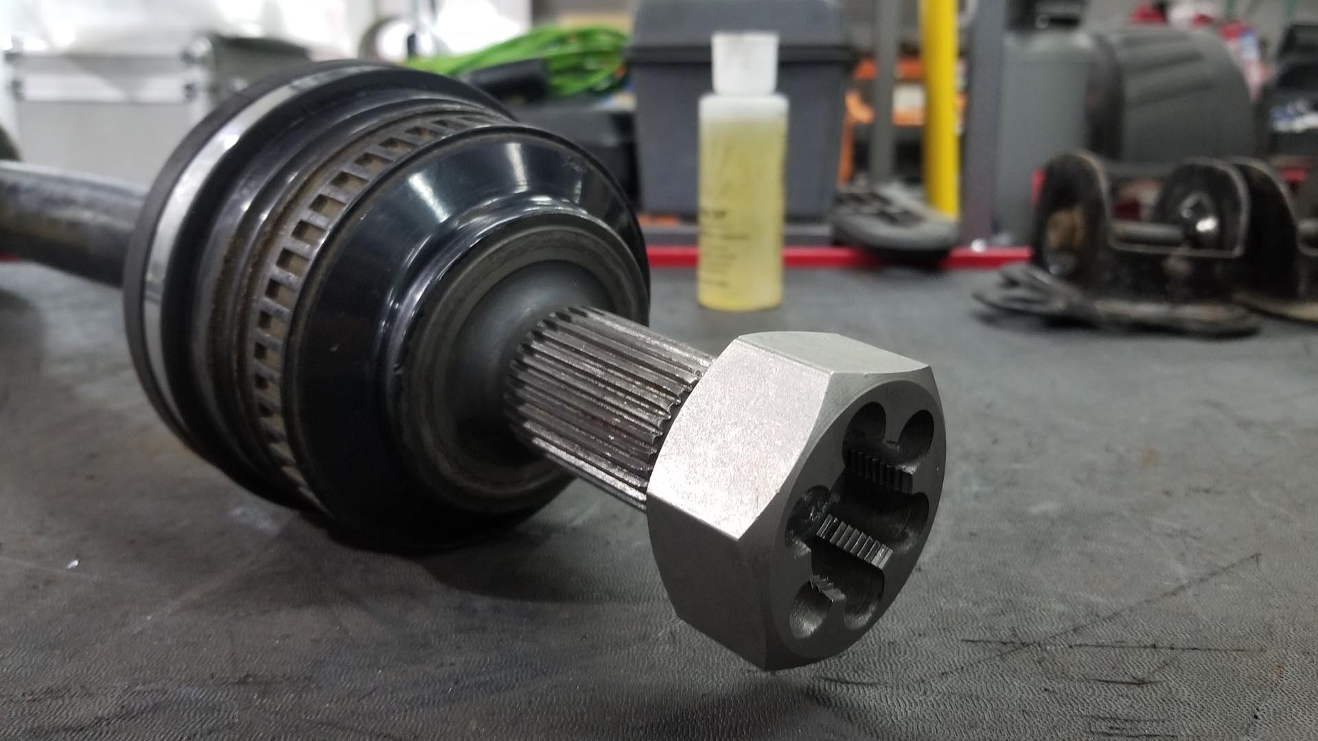 How To Repair Damaged Axle Shaft Threads On Your BMW (E36, E46, E90 ...