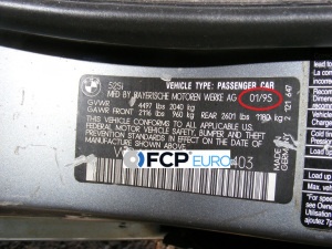 Where Can I Find the Production Date on My Vehicle? | FCP Euro