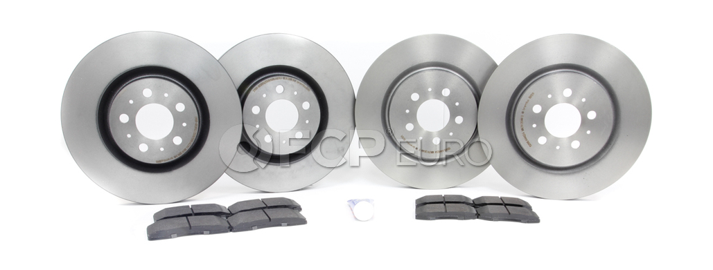 How To Replace The Front And Rear Brakes On A Volvo S60/V70 R Model ...