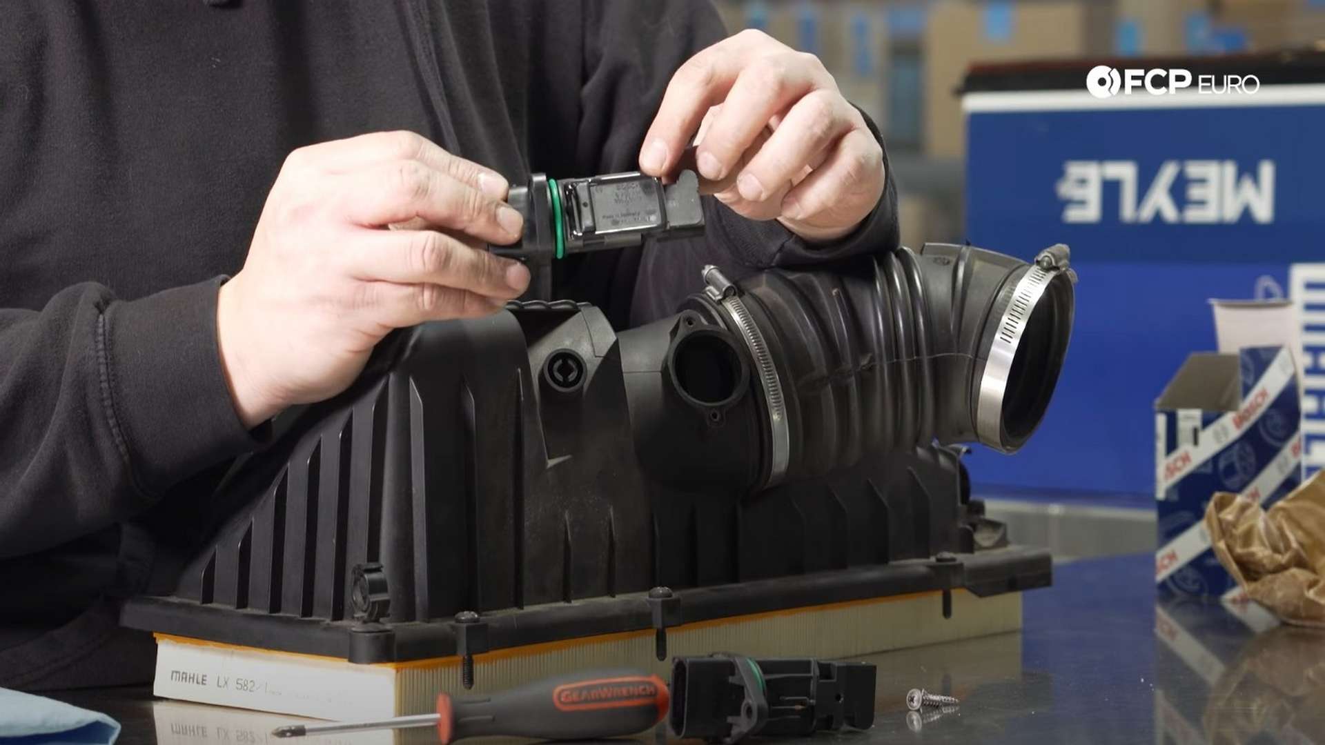 How To Replace A Porsche 996 911 Mass Air Flow Sensor (MAF) | FCP Euro