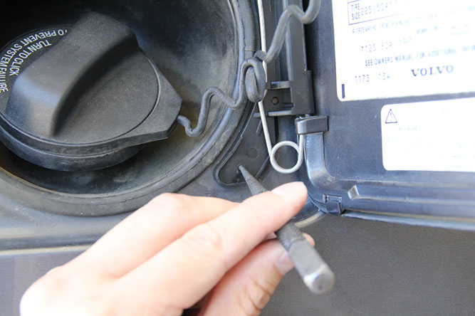How to Replace a Fuel Door Hinge on a P2 Volvo | FCP Euro