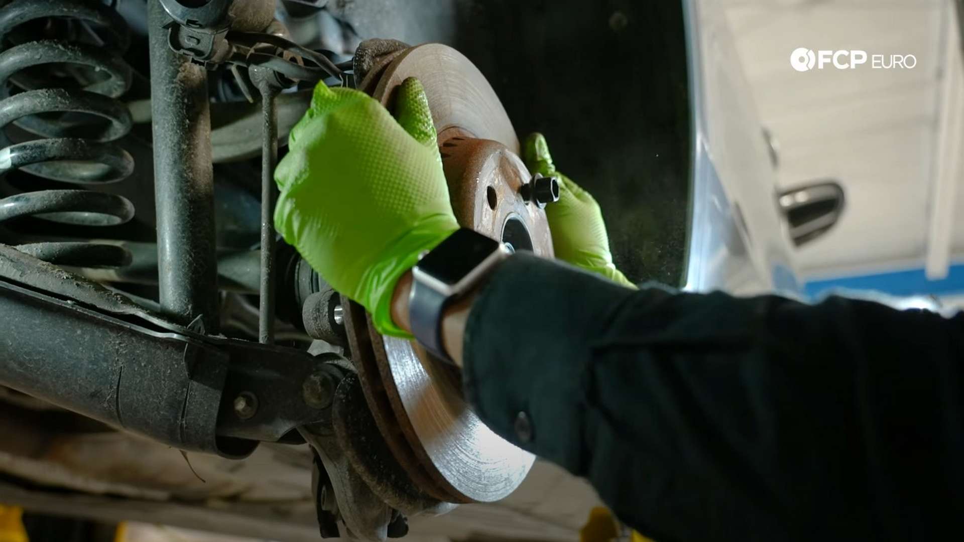 How To Replace Mercedes W205 Rear Brake Pads & Rotors (C300, C350e ...