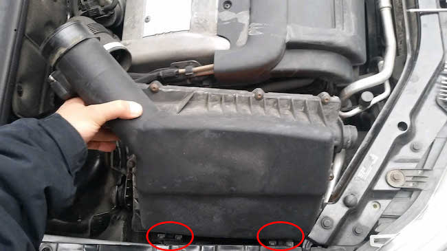 How to Replace the Engine Air Filter on a Saab 9-3 | FCP Euro