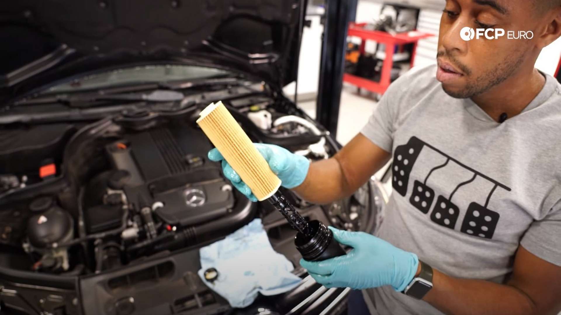 How To Change The Oil On A Mercedes-Benz C250 (M271 Engine) | FCP Euro