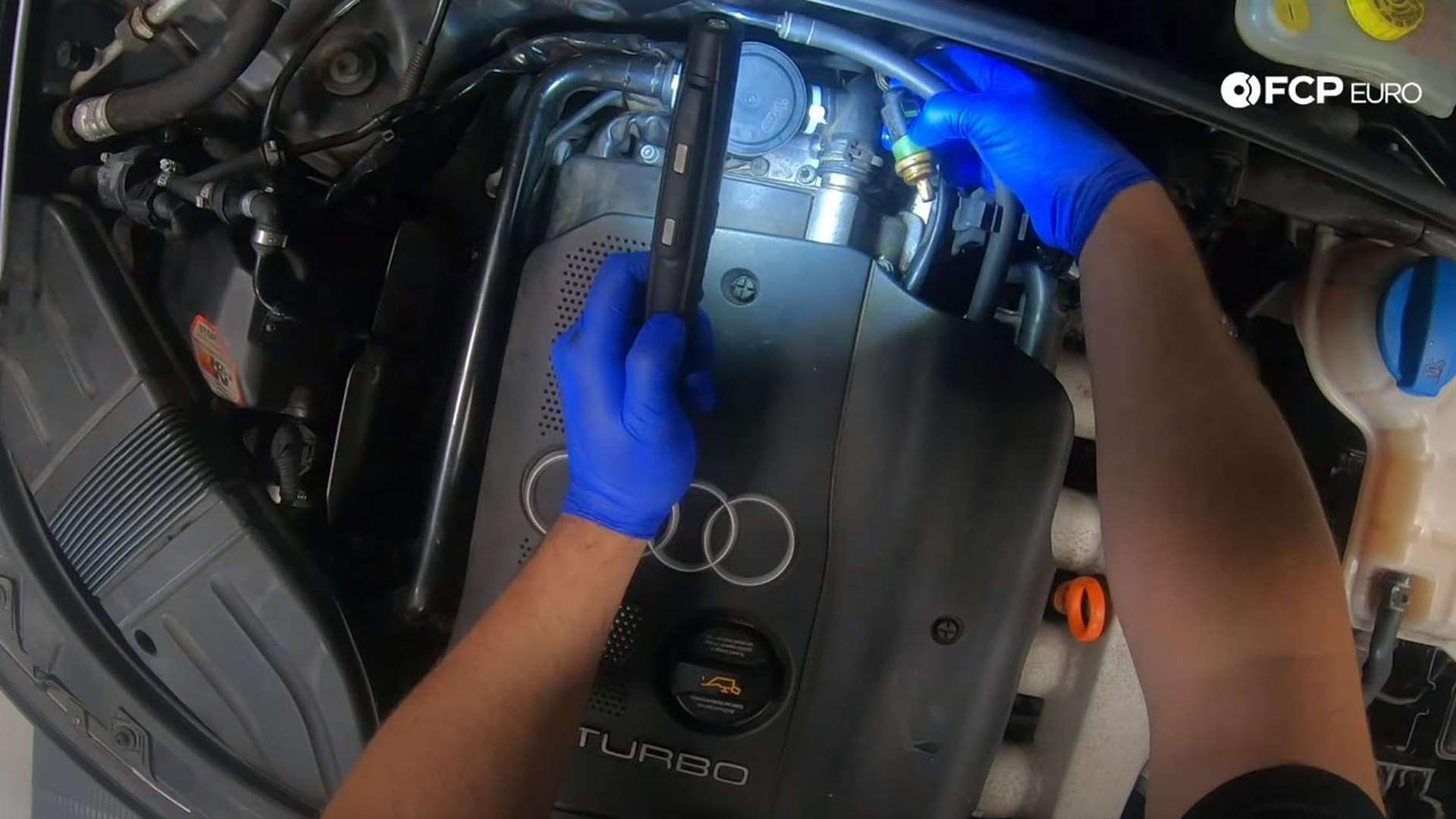 How To Replace The Coolant Temperature Sensor On An Audi/VW 1.8t (Audi ...