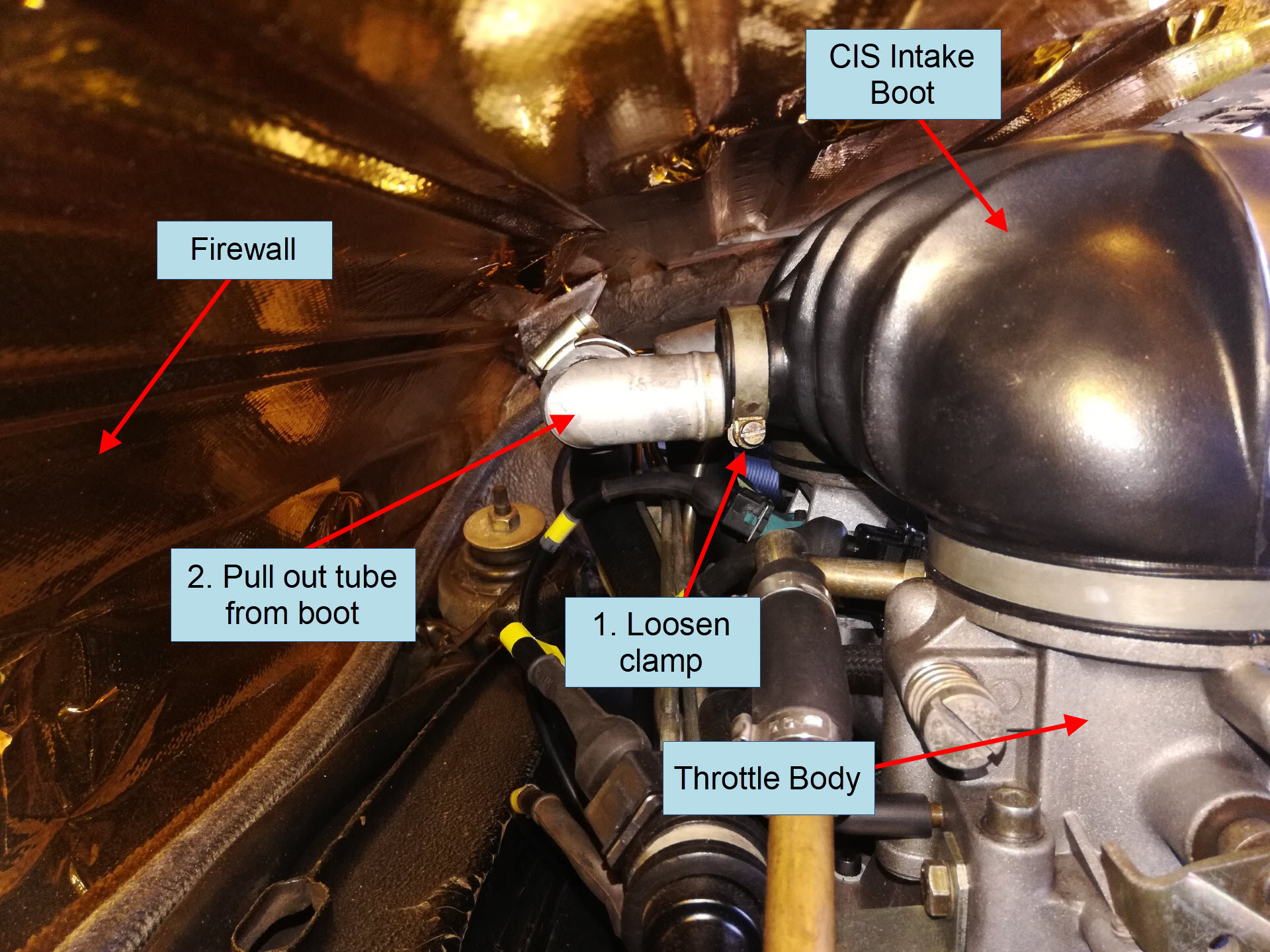 How To Replace The CIS Intake Boot On A Classic Air-Cooled Porsche 911 ...