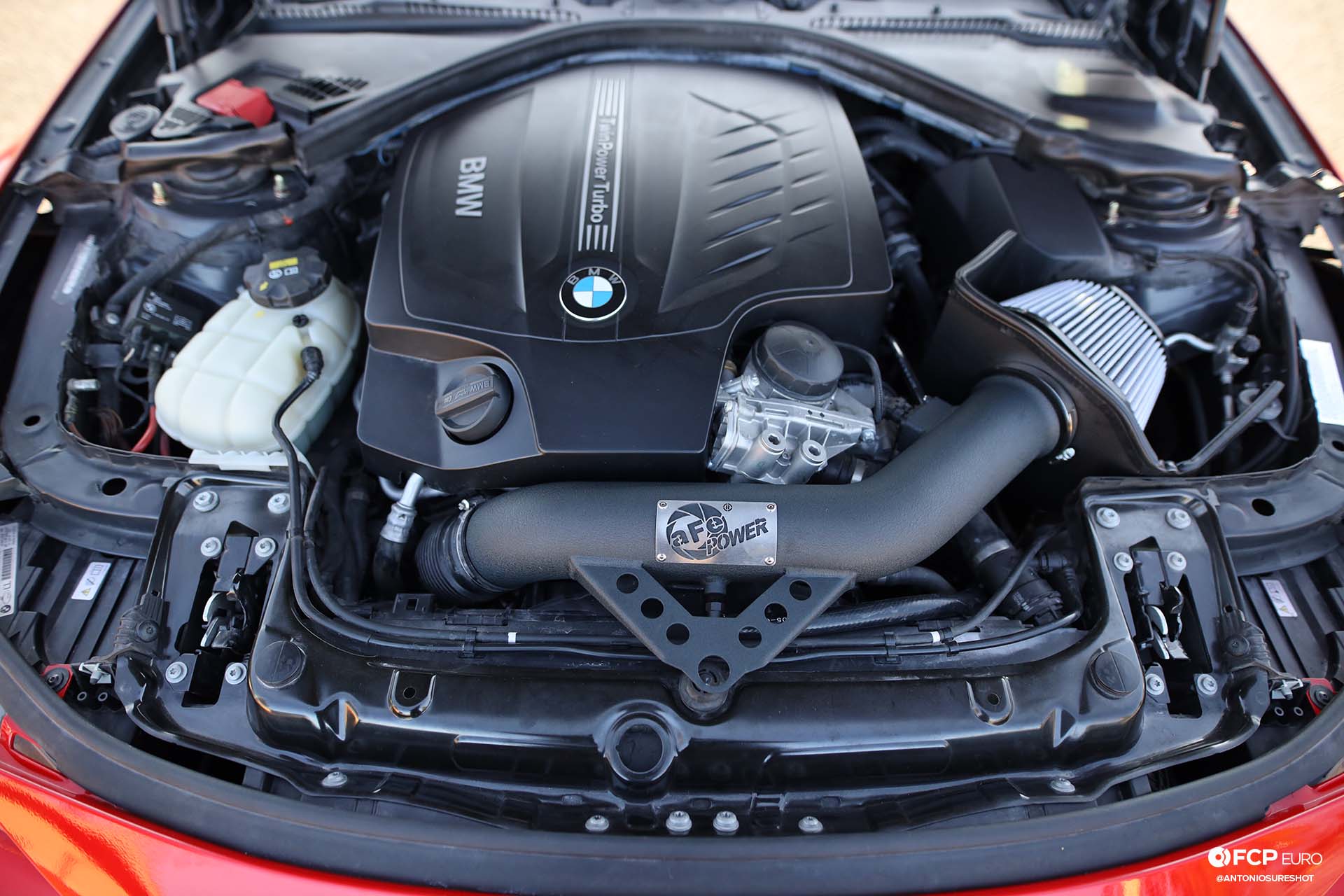 Slammed Scarlet Streetfighter: Widebody F30 BMW 335i | FCP Euro