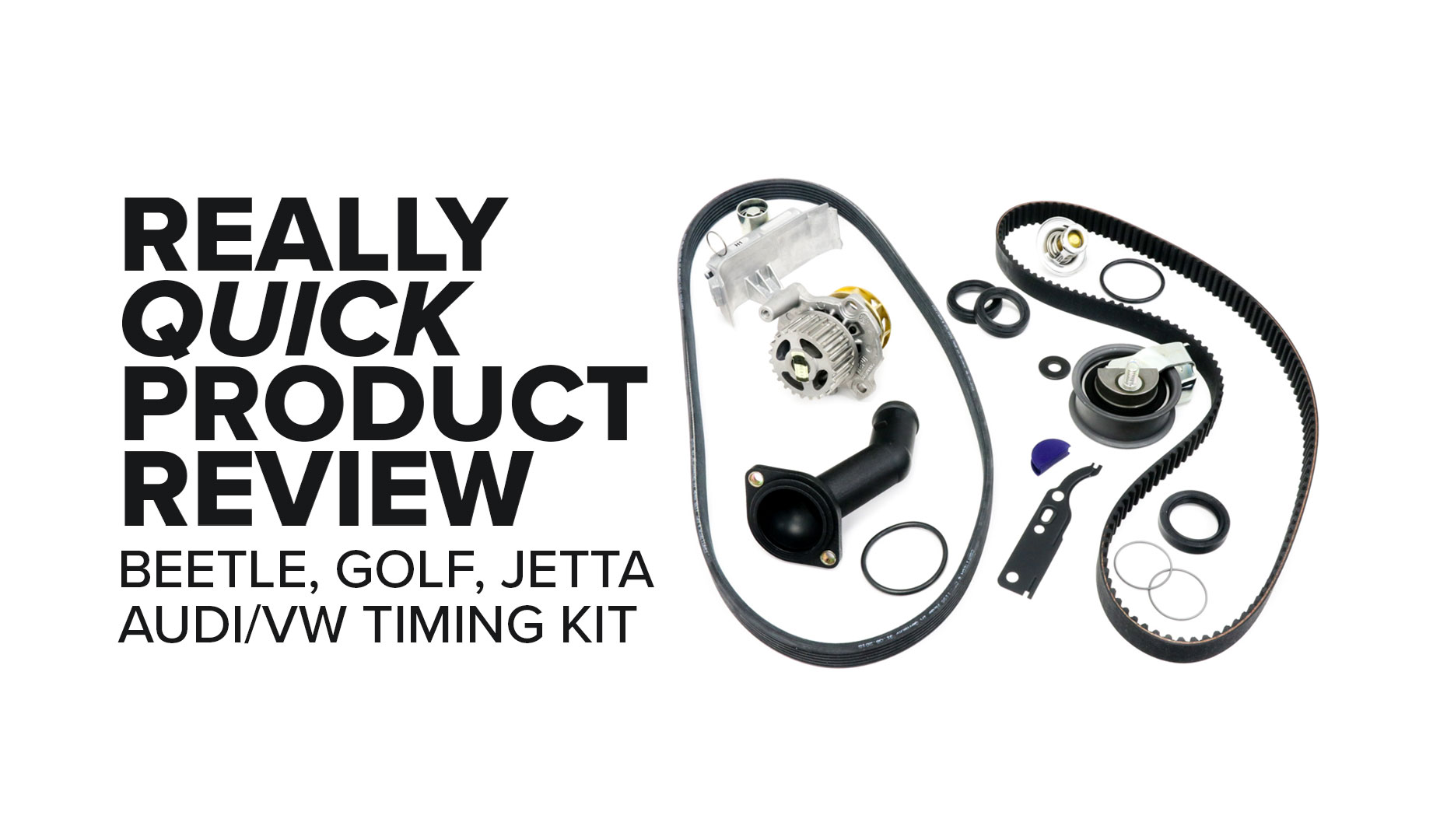 Volkswagen Jetta, Beetle, And Golf (1.8L L4) Timing Belt Kit ...
