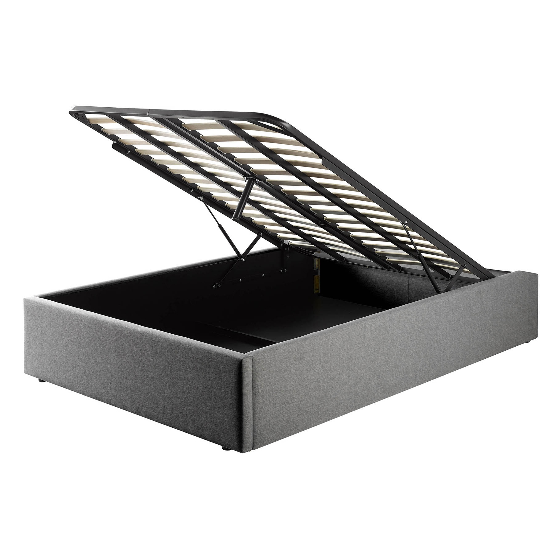 Ascent Upholstered Bed Base W/Gas Lift Storage - Forty Winks