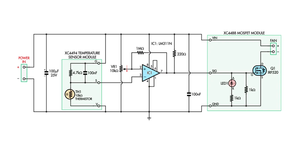 How to Make a Thermal Fan Control Project | Jaycar Australia