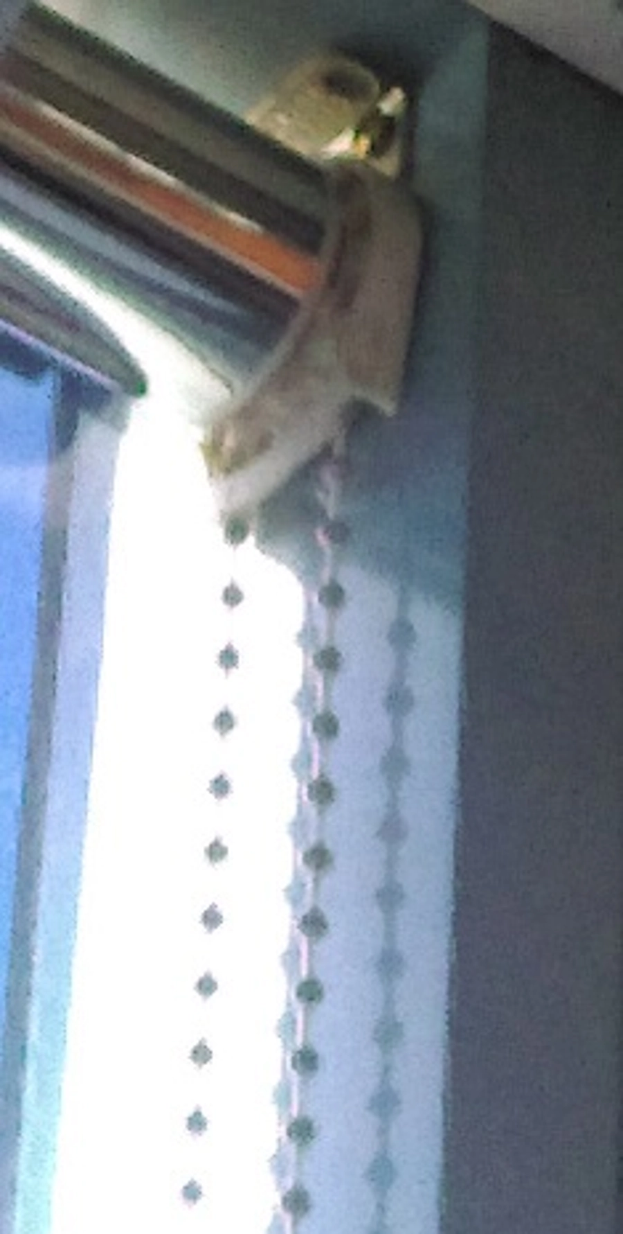 It's possible to mount the stepper motor ABOVE the blinds, and ...