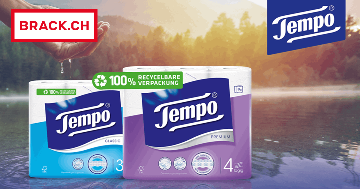 Tempo Taschentücher, Toilettenpapier & mehr