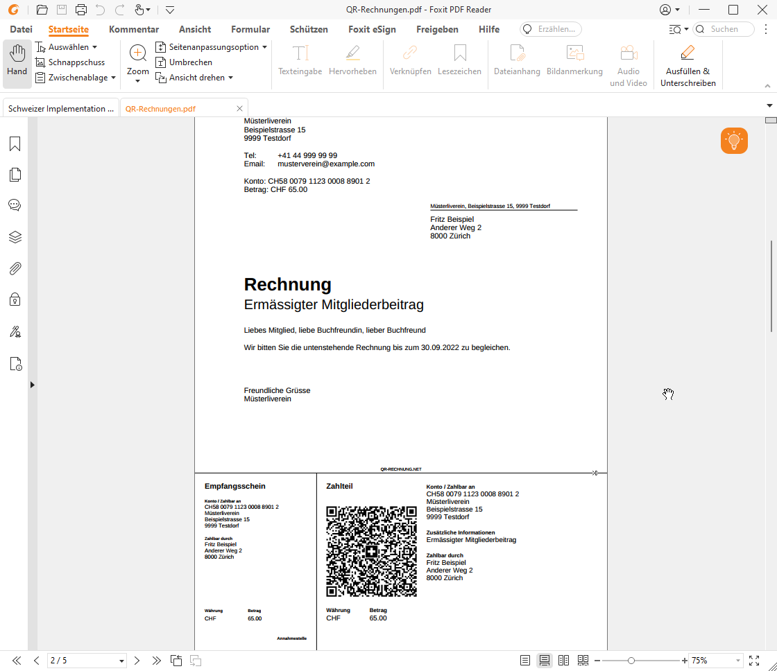 Wie Sie Swiss-QR-Rechnungen erstellen