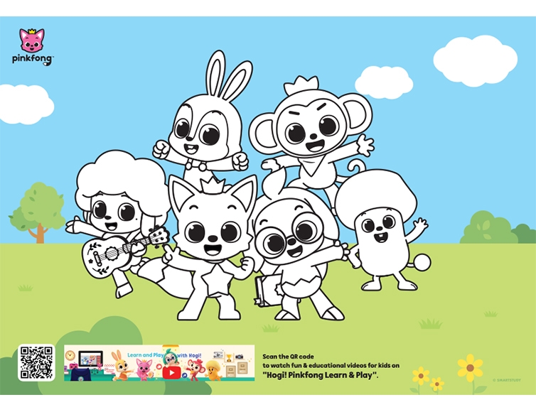 pinkfong coloring pages