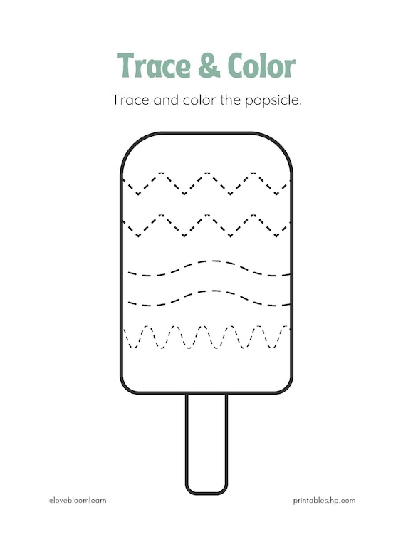 popsicle coloring pages free printable