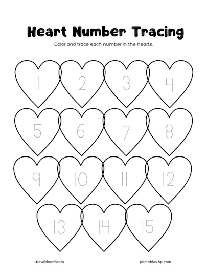 Heart Number Tracing
